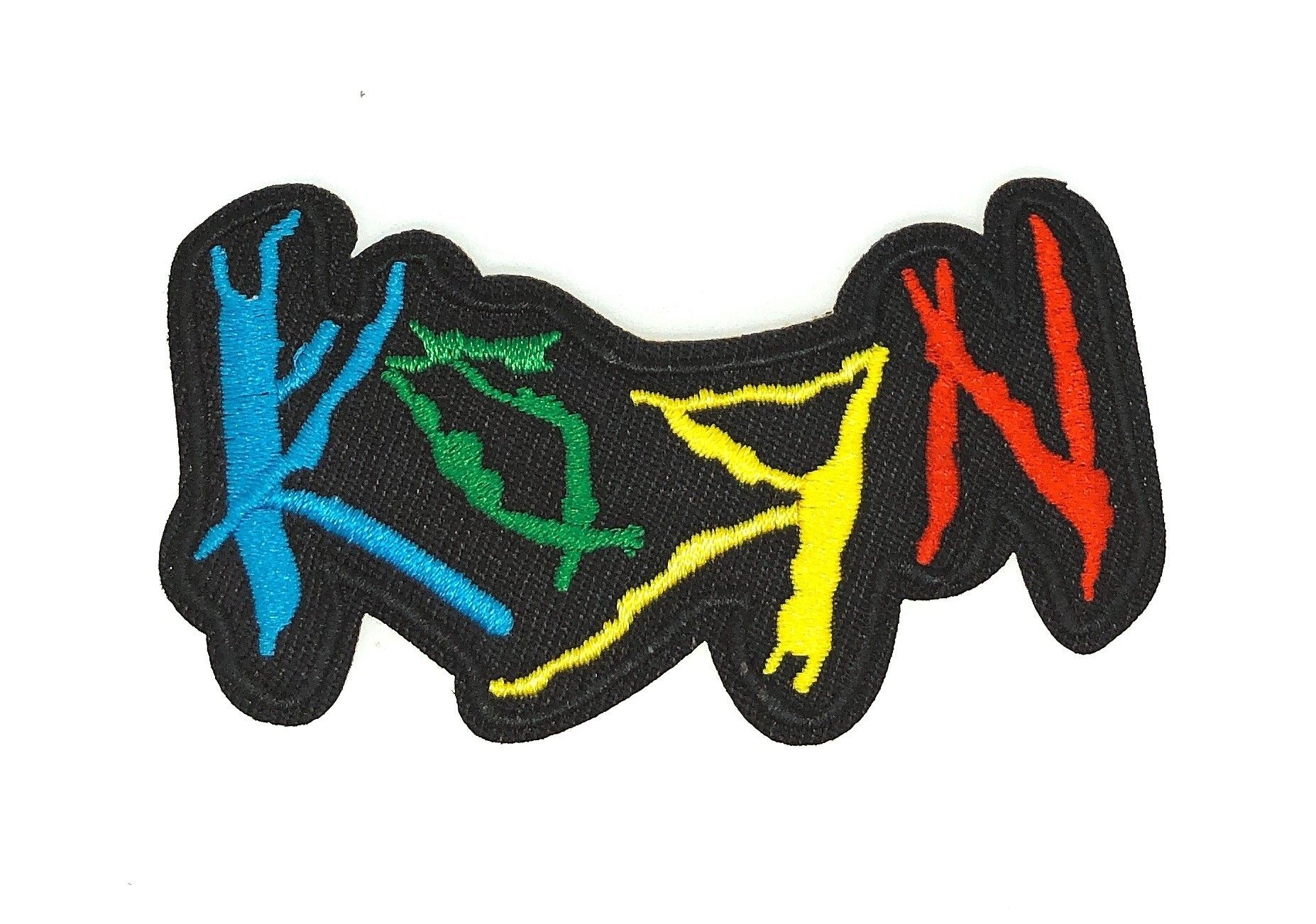 Parche Bordado Termoadhesivo Korn 7,5 cm. Comprar Parches on line ...